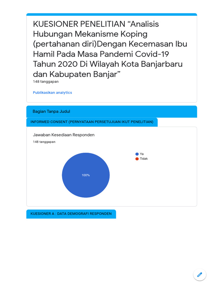 KUESIONER PENELITIAN KUESIONER PENELITIAN