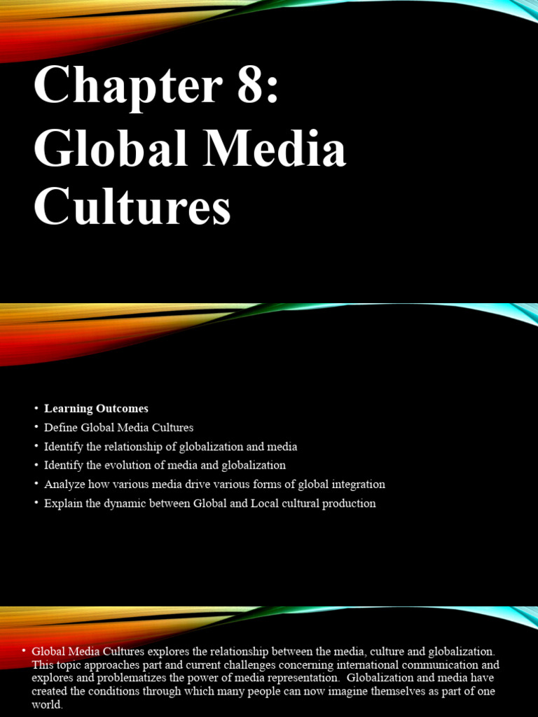 MODULE 8 Global Media and Culture | PDF | Mass Media | Globalization