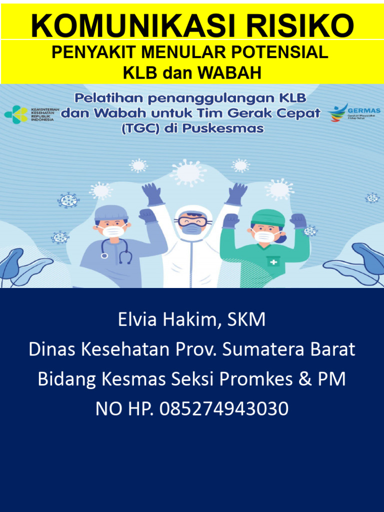 MPI 6 PPT Komunikasi Risiko | PDF
