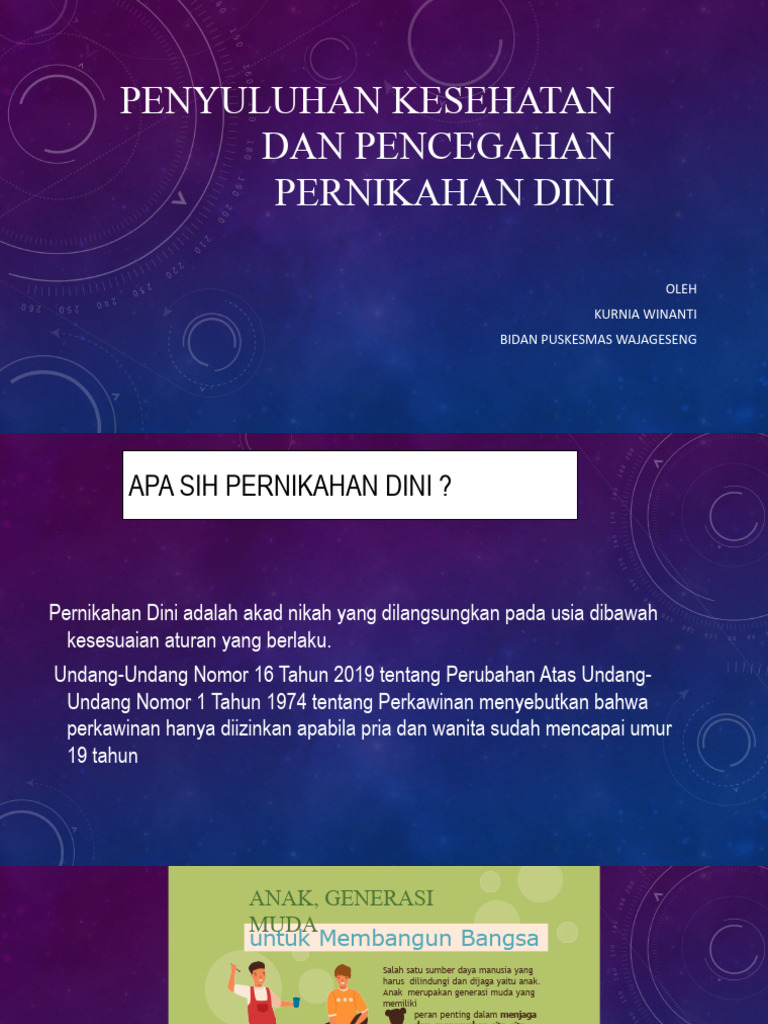 Penyuluhan Kesehatan Dan Pencegahan Pernikahan Dini | PDF