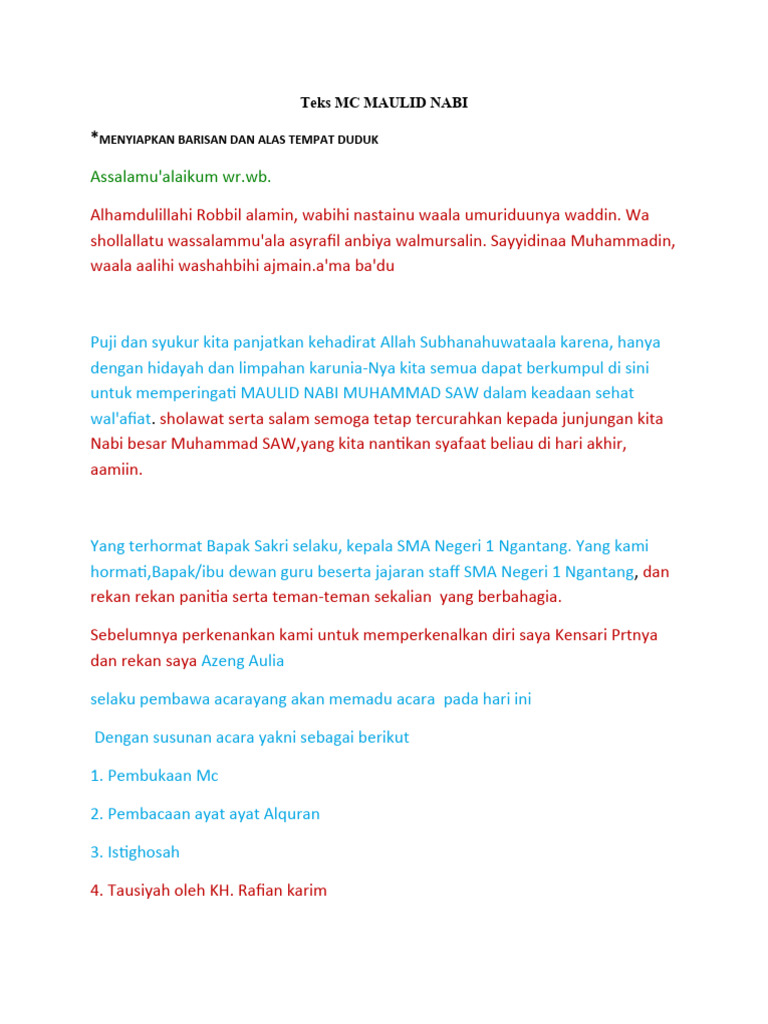 Tekssss MCCC Insyaallah Fix | PDF | Kajian Bahasa Asing | Seni