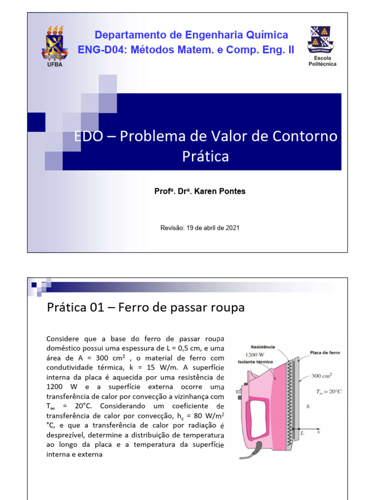 C04 EDO D04 v01 PVC Pratica | PDF | Condução térmica | Calor