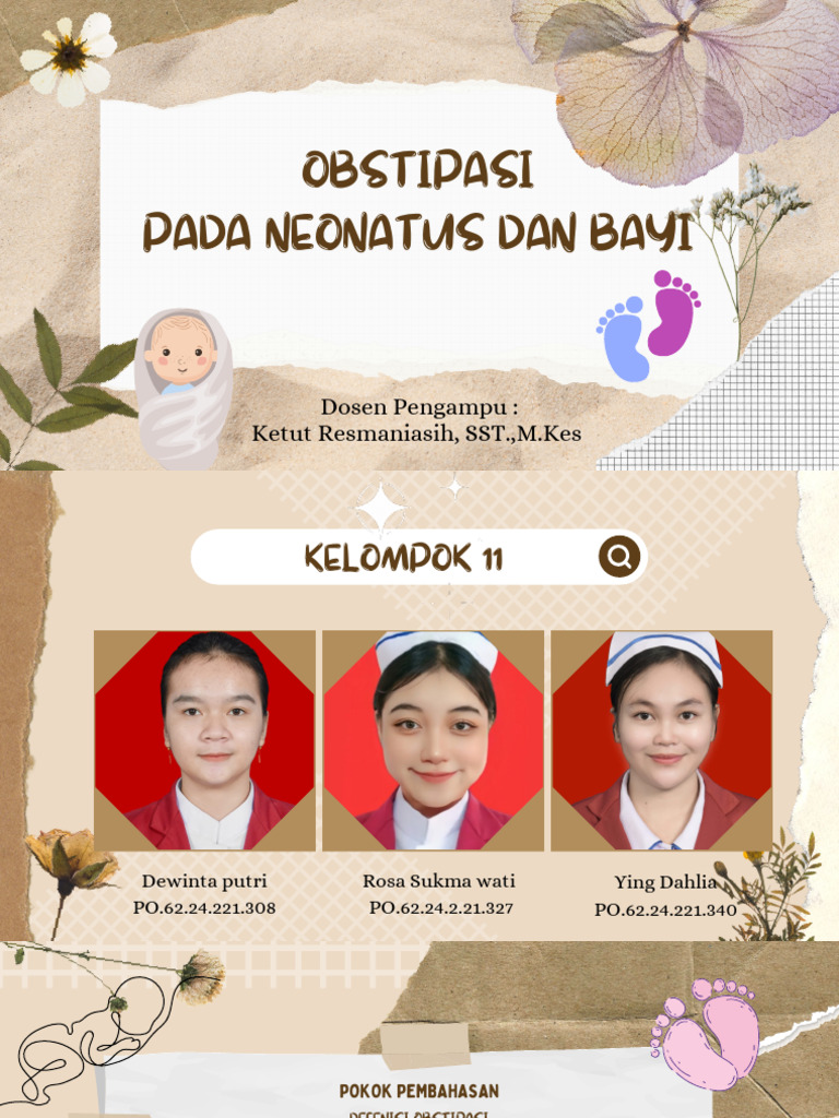 Penanganan Obstipasi pada Bayi | PDF | Kesehatan Holistik
