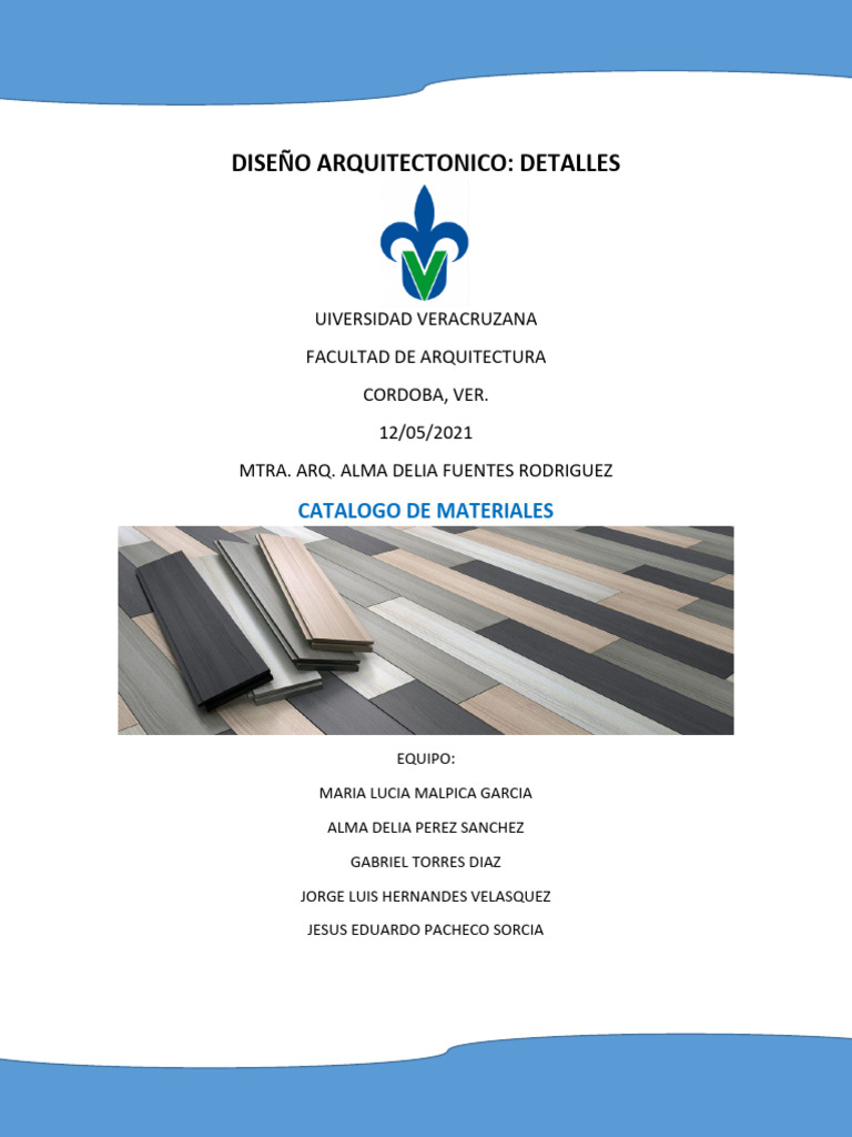 Catalogo de Materiales | PDF