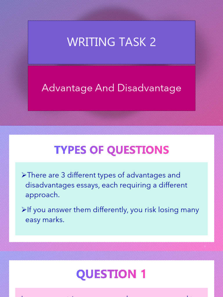 Advantages & Disadvantages Essays Guide | PDF | Multilingualism | Essays