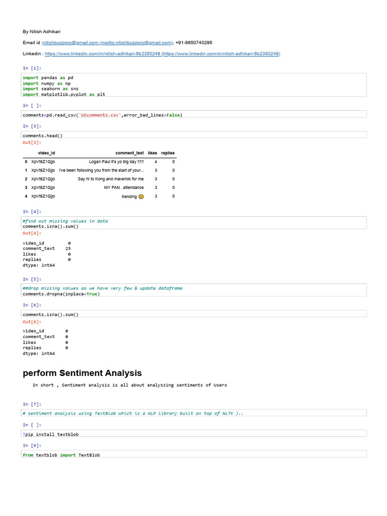 Sentiment - Analysis - Data Analytics | PDF | Comma Separated Values