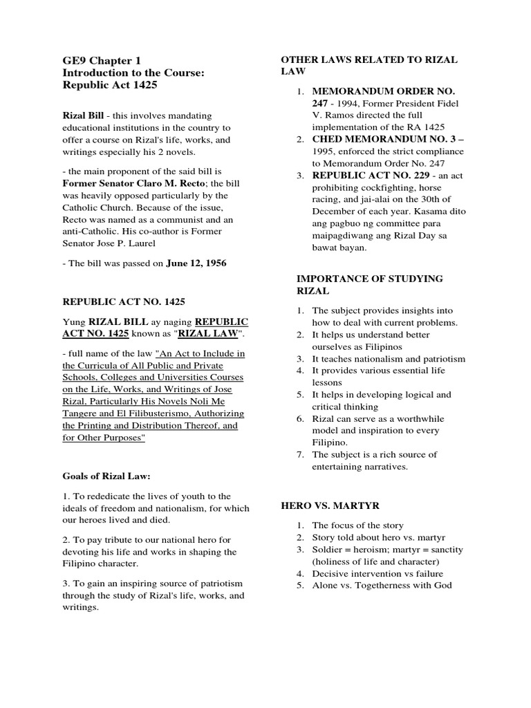 Introduction To The Course Outline | PDF | Philippines