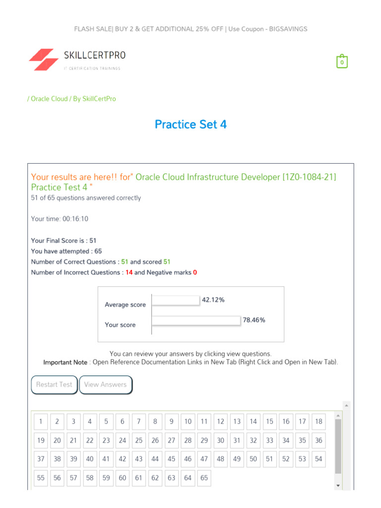 Oracle Cloud Infrastructure Developer Exam Questions - Page 4 of 8 - SkillCertPro | PDF