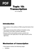 Understanding Gene Transcription Process | PDF | Rna | Dna