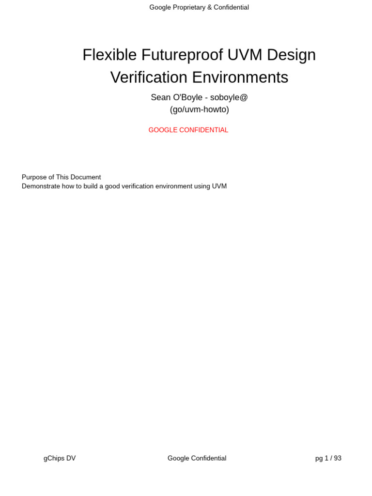 UVM HowTo | PDF | Class (Computer Programming) | Object (Computer Science)