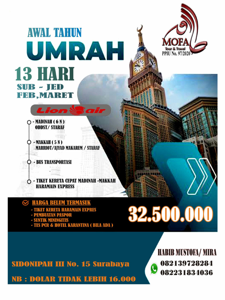 Brosur Umroh Terbaru 2023 | PDF