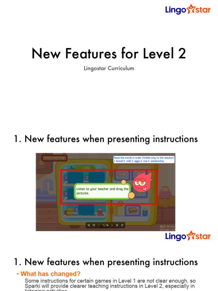 New Features For Level 2: Lingostar Curriculum | PDF | Career & Growth