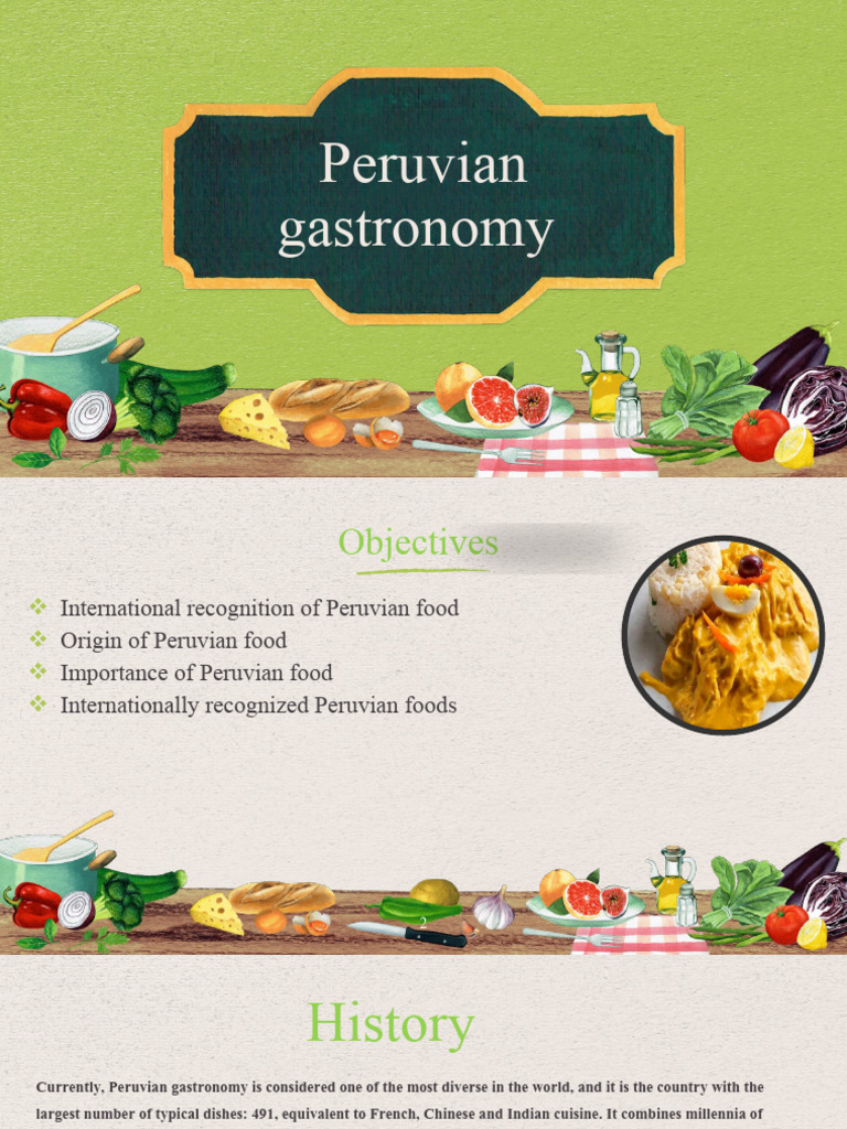 Peruvian Gastronomy | PDF | Peru | Gastronomy