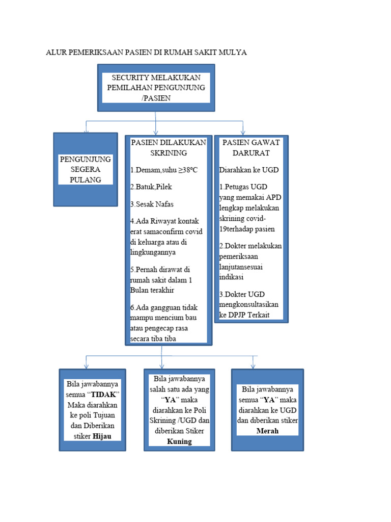 Alur Pemeriksaan Pasien | PDF | Sains & Matematika