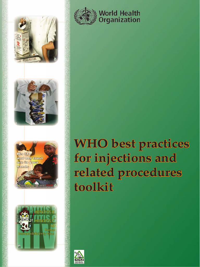 WHO, The Best Practices For Injections and Related Procedures | PDF | Hepatitis B | Hepatitis C