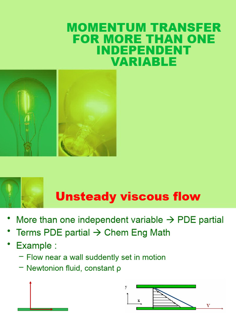 05 More Than One Variable Pdf Partial Differential Equation Fluid