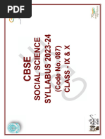 Geography Syllabus 2025 | PDF