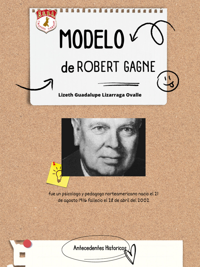 MODELO ROBERT CAGNE | PDF | Aprendizaje | Psicología Educacional