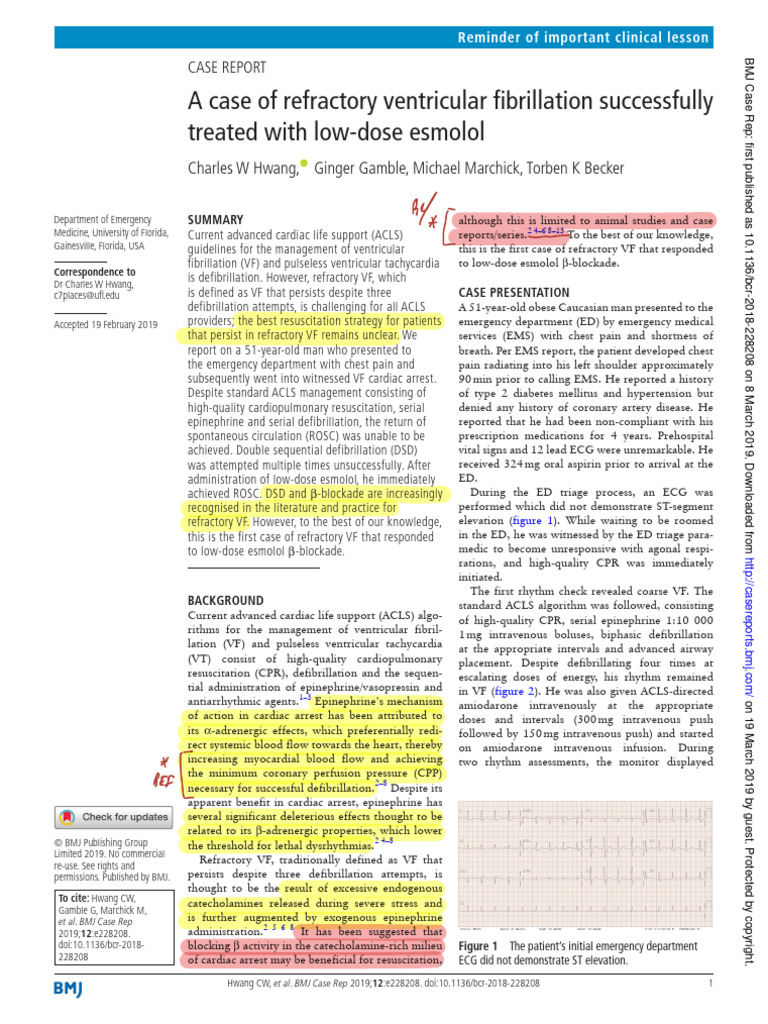 A Case of Refractory Ventricular Fibrillation Successfully Treated With ...