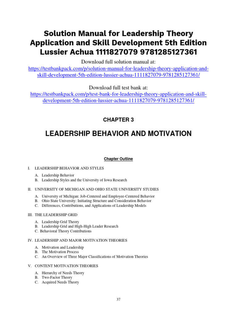 Leadership Manual for Educators | PDF | Career & Growth