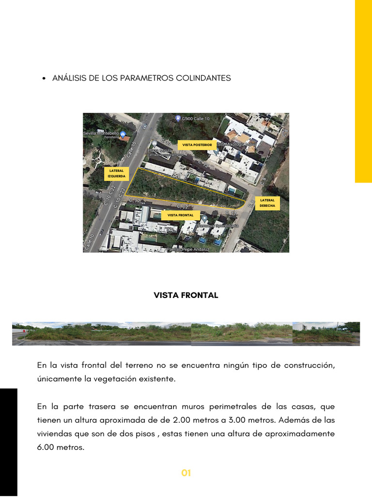 Análisis de Parametros Colindantes | PDF