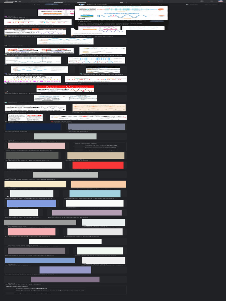 Longitudinal Wave Vs Transverse Wave - Google Sea | PDF