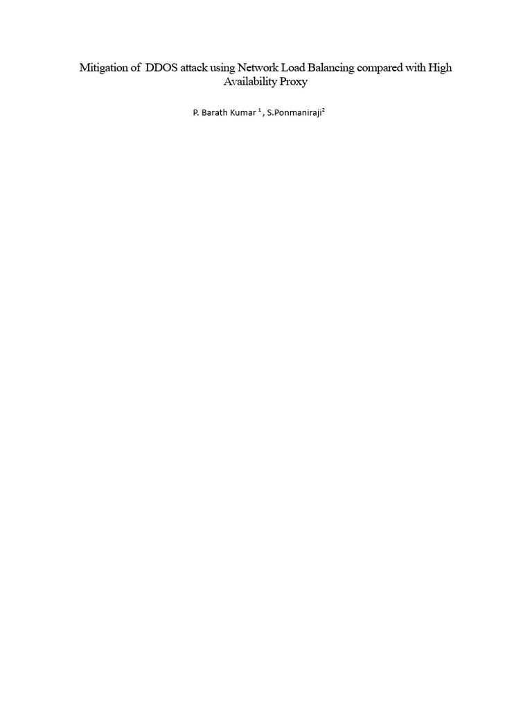 Network Load Balancer | PDF Network Load Balancer | PDF