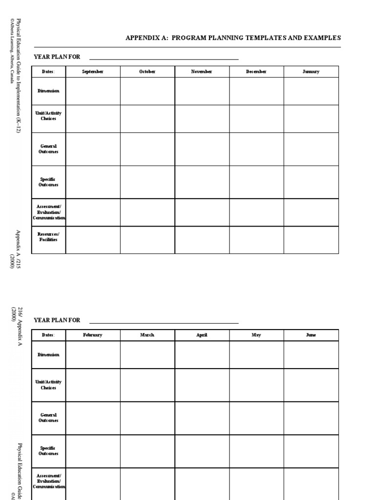 Lesson Plan Template 5 | Physical Education | Gym Lesson Plan Template 5 | Physical Education | Gym
