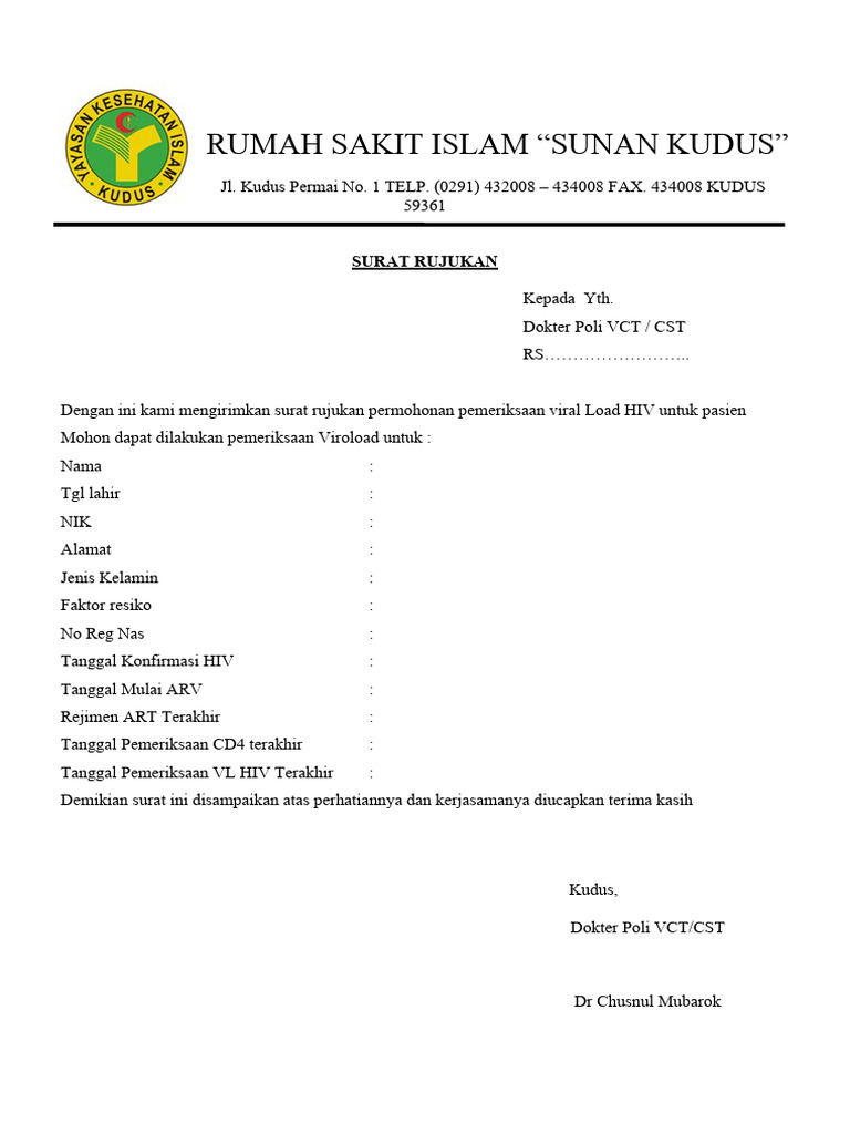 Contoh Rujukan VL Kosongan | PDF