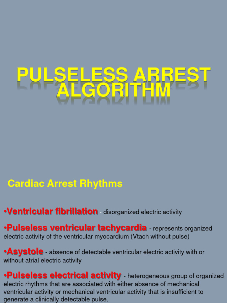 5 Pulseless Arrest | PDF