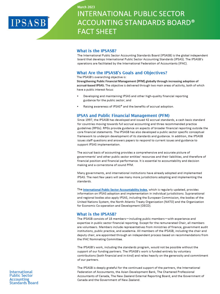 Ipsasb Fact Sheet 2023 | PDF