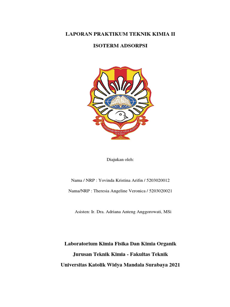 Isoterm Adsorpsi Freundlich pada Karbon Aktif | PDF | Sains & Matematika
