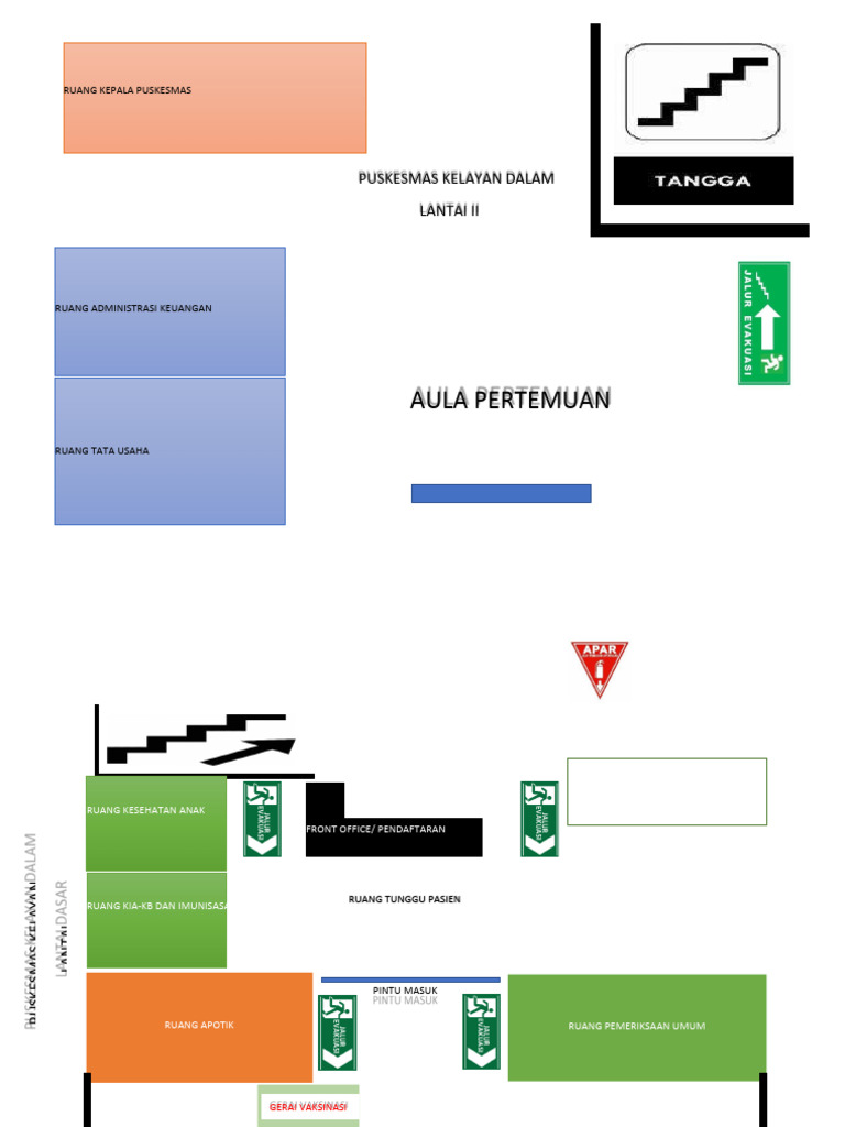 1.4.5.1 Contoh Denah Jalur Evakuasi | PDF