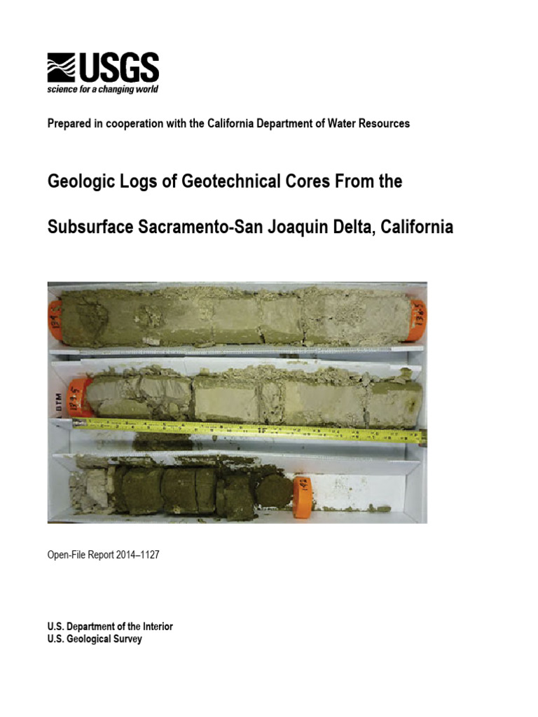 Geologic Logs of Geotechnical Cores From The | PDF | Science & Mathematics