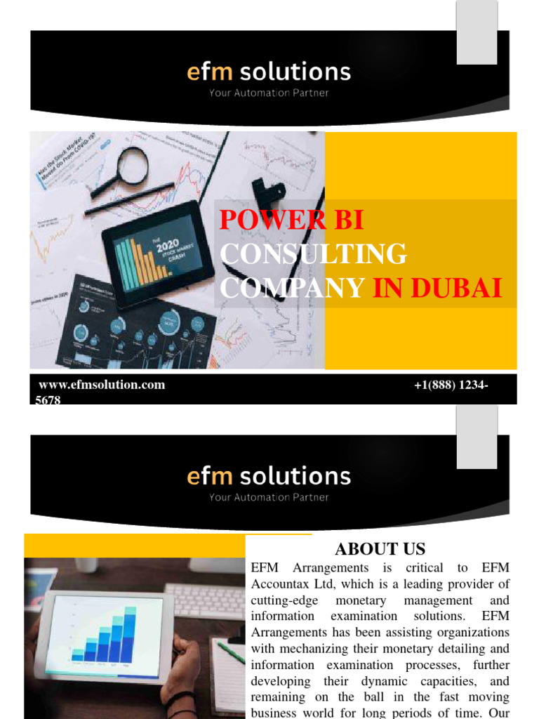 Power Bi Consulting Company in Dubai | PDF | Cognitive Science | Data ...