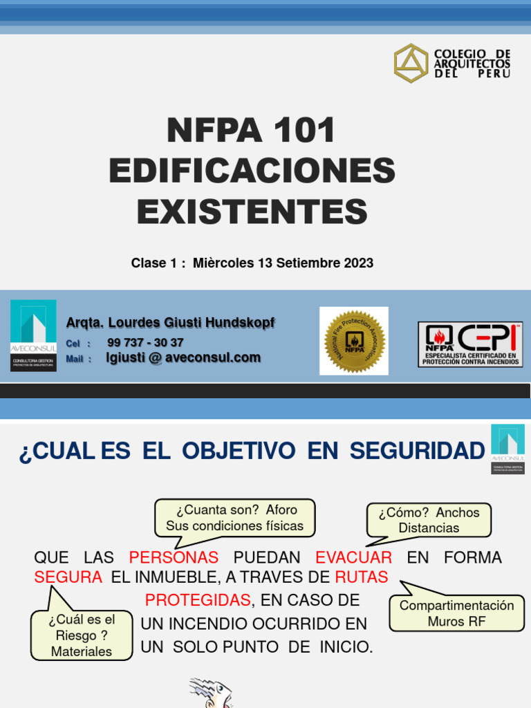 Nfpa 101 - Ed - Existentes Alumnos | PDF | Lucha contra incendios | La ...