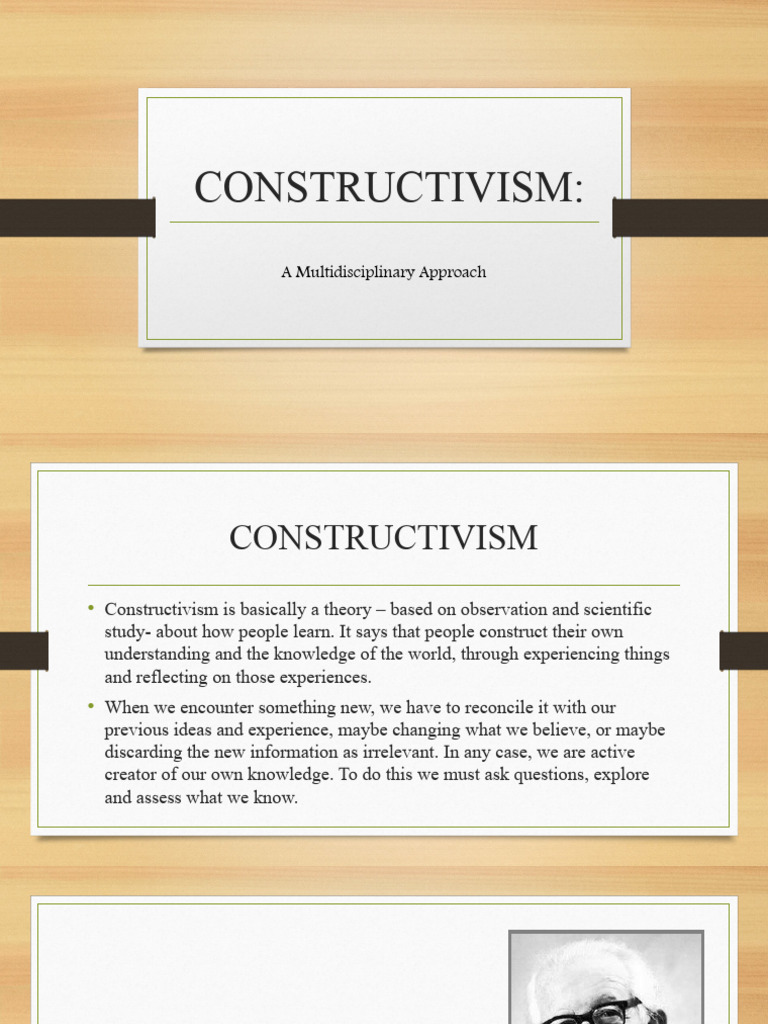 Constructivism | PDF | Constructivism (Philosophy Of Education) | Learning