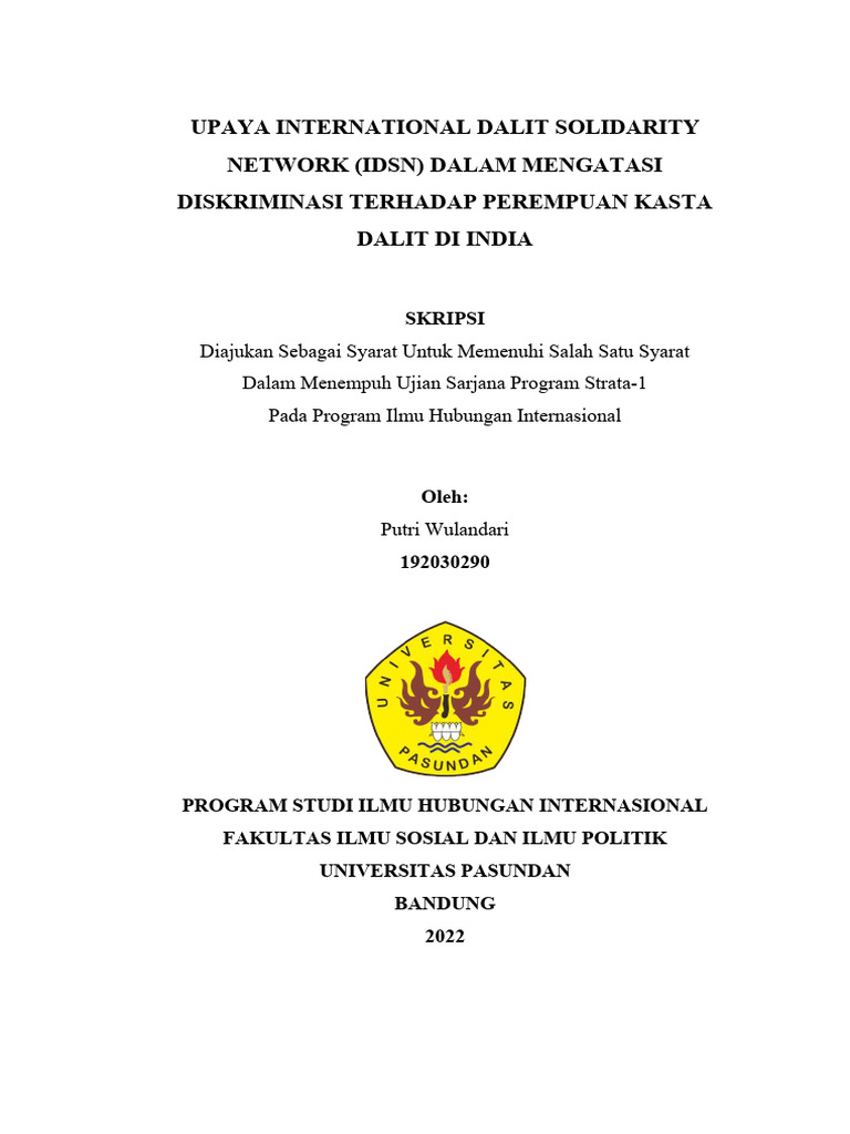 Template Sempro Revisi | PDF