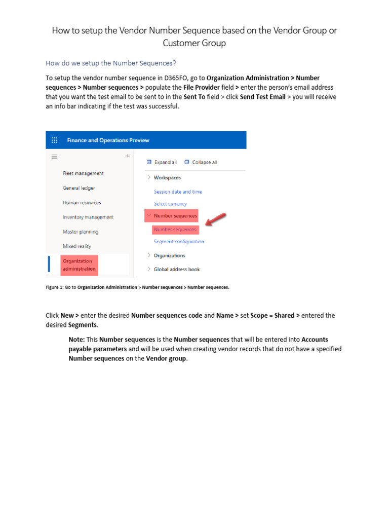Setup Vendor Number Sequence in D365FO | PDF | Accounts Payable ...