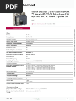 Product Data Sheet: Circuit Breaker Compact NS1250N, 50 Ka at 415 VAC ...
