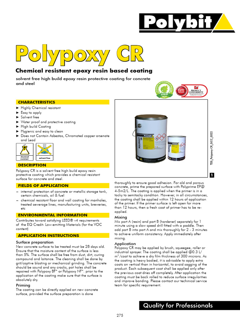 Waterproofing Polypoxy | PDF
