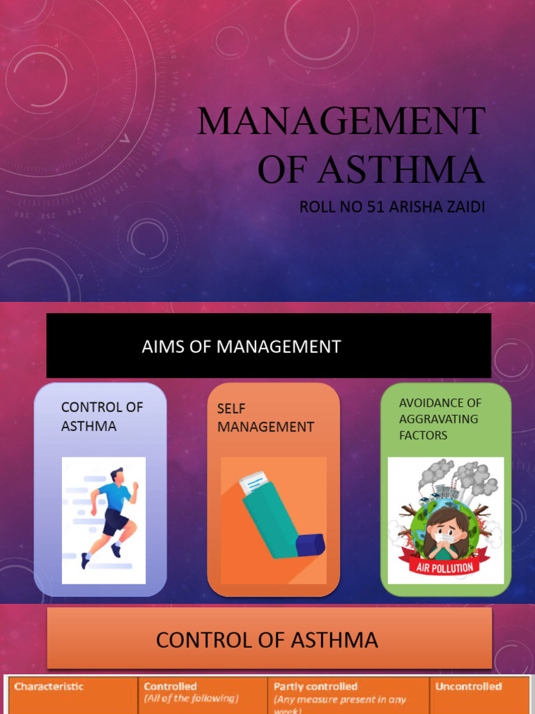 Management of Asthma | PDF | Asthma | Drugs