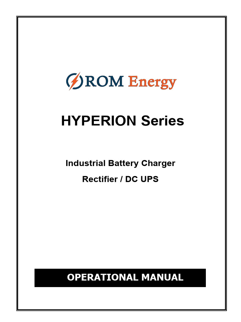 Hyperion Battery Charger User's Manual | Download Free PDF | Battery ...
