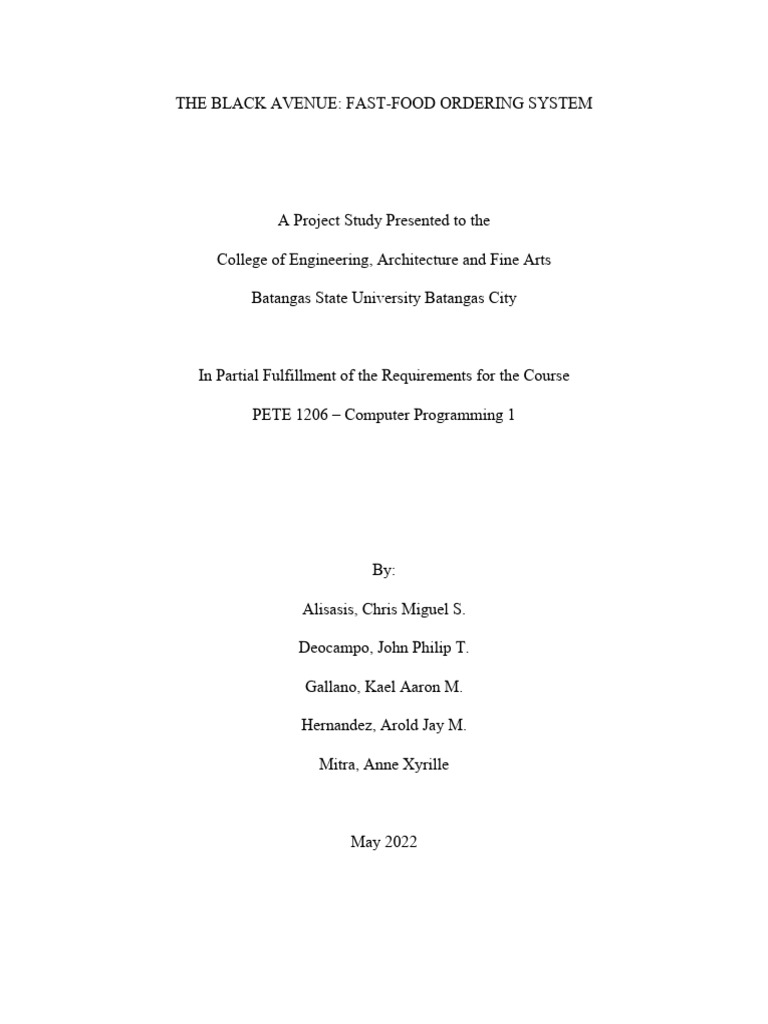 Final Project Cpe Pdf Python Programming Language Computer Programming