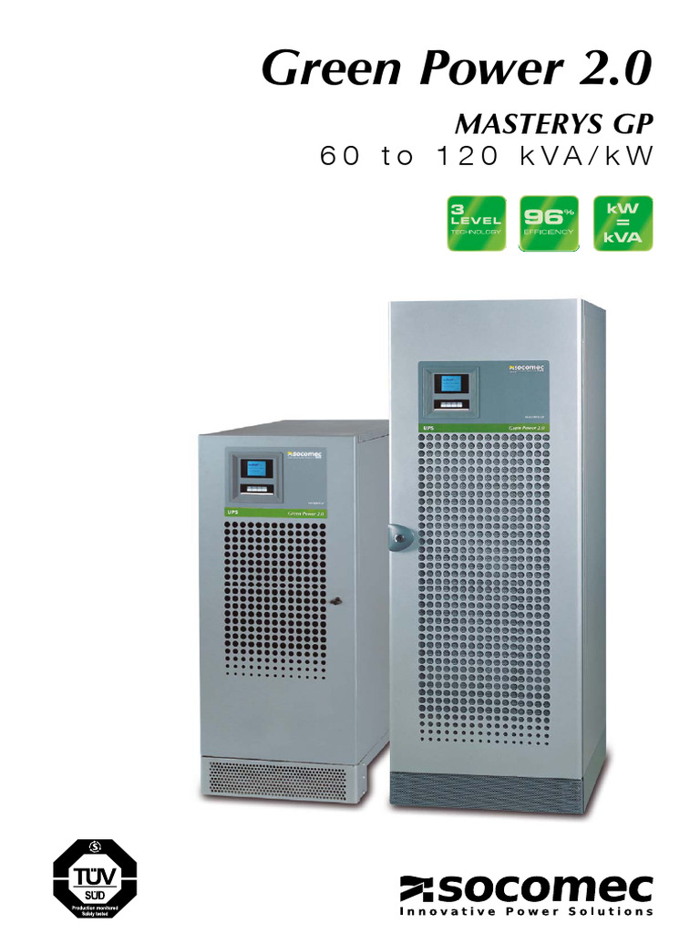 Green Power 2.0 UPS Specifications Guide | PDF | Electromagnetic ...