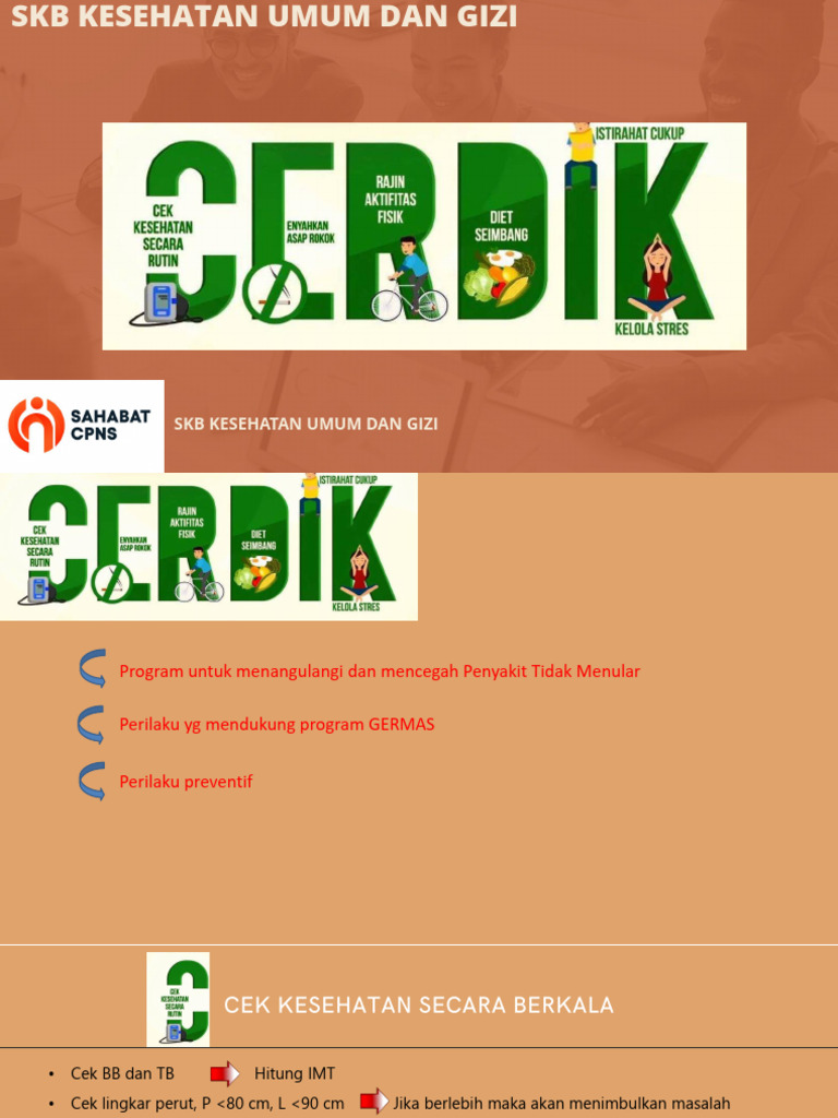 Cerdik (Kesehatan Umum Dan Gizi) | PDF