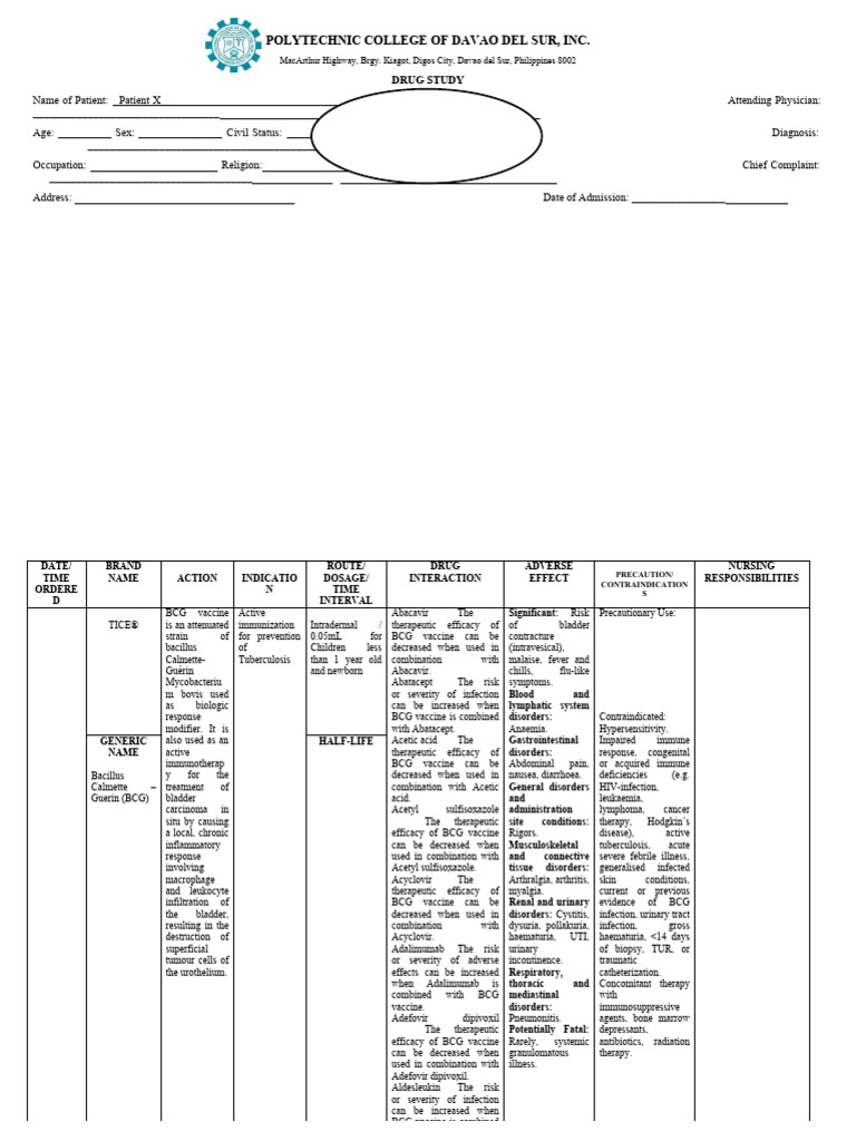 BCG Vax DS | PDF | Urinary Tract Infection | Health Care BCG Vax DS | PDF | Urinary Tract Infection | Health Care