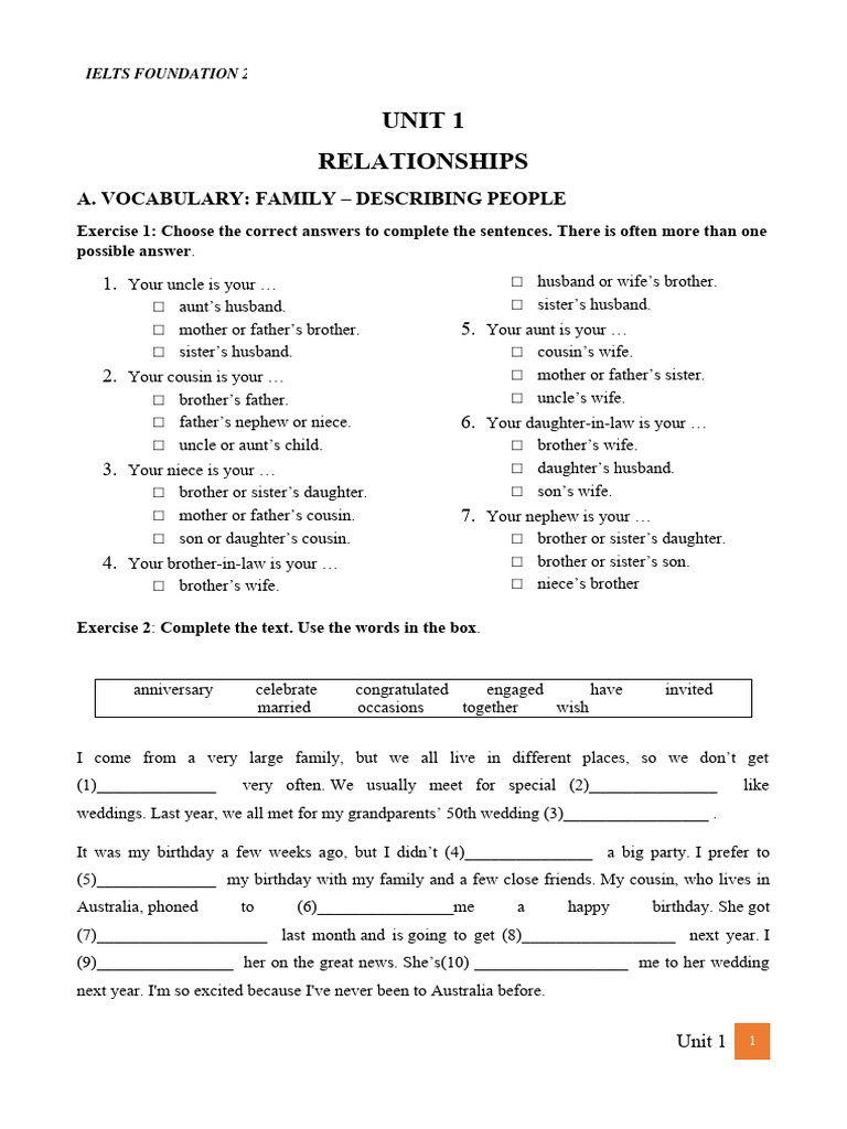 Unit 1 Student | PDF