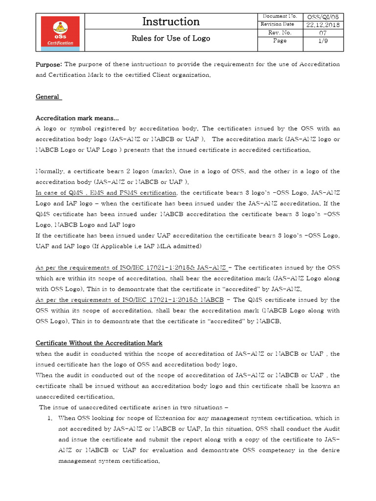 Rules For Use of Logo | PDF