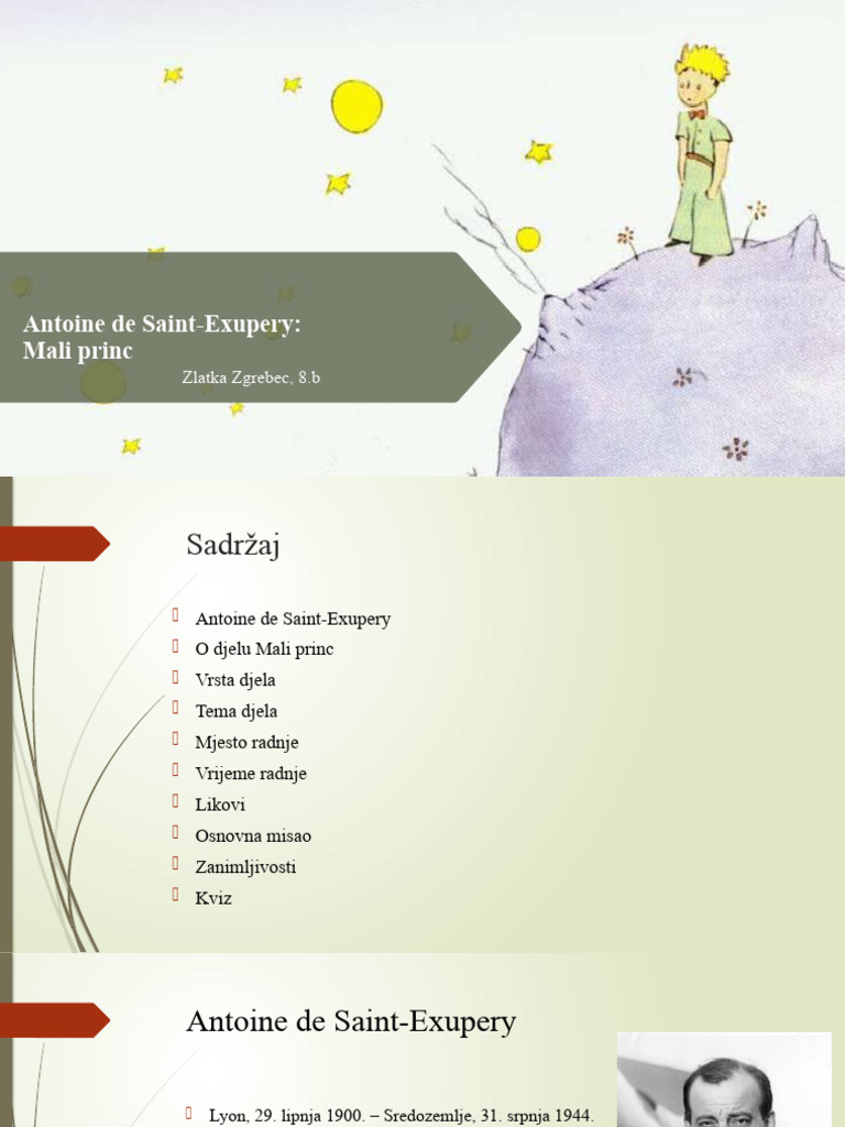 Antoine de Saint-Exupery | PDF